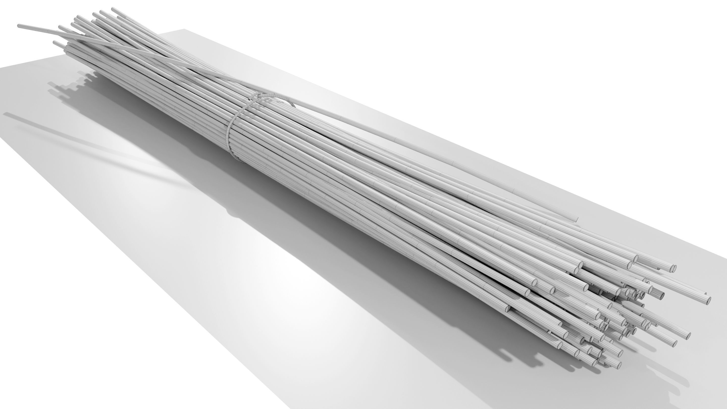 Rusty Concrete Reinforcing Bar 3D model | CGTrader