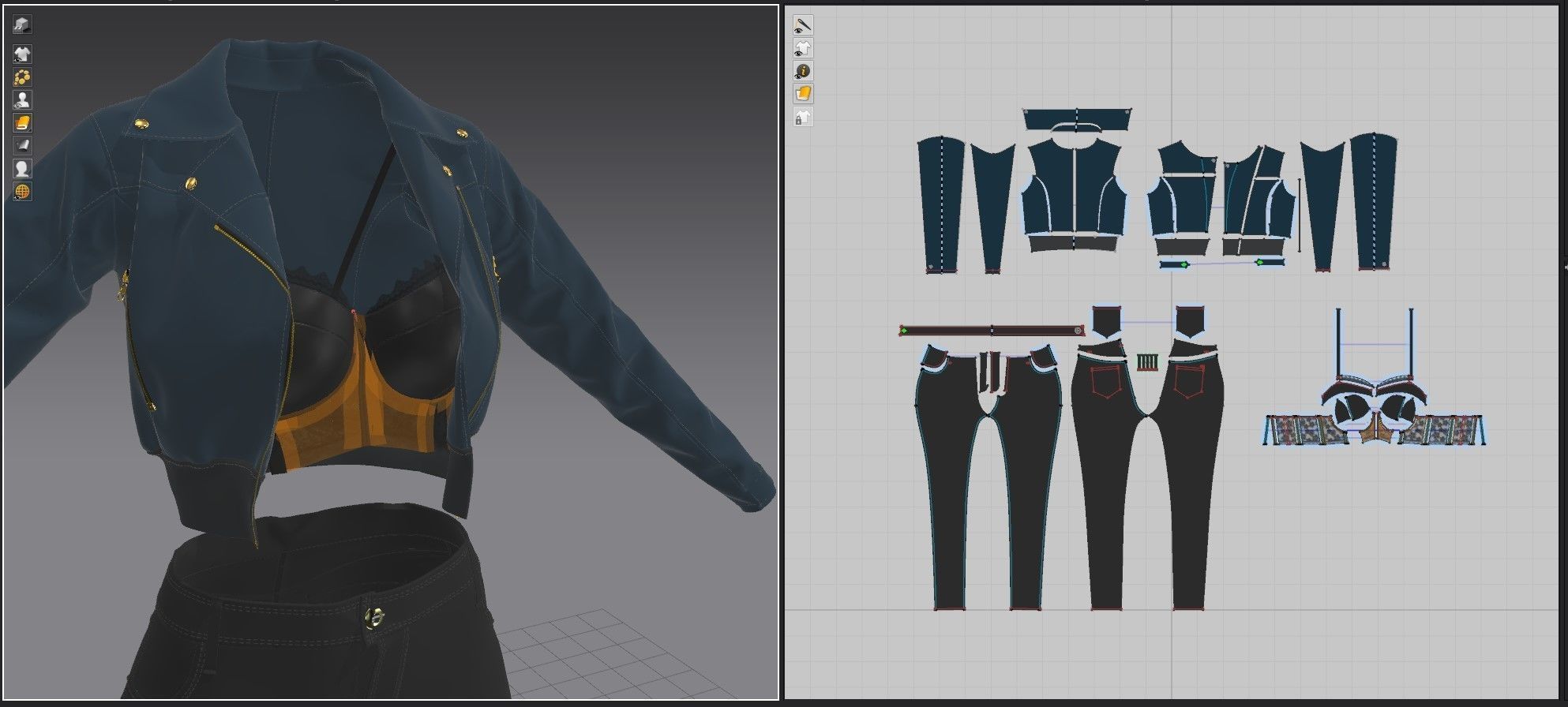 3D model Female outfit 01 VR / AR / low-poly | CGTrader