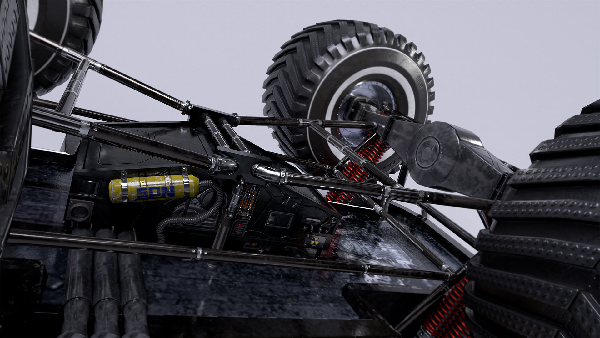 3D model Monster Truck Full Rig Unity and Unreal Engine 4 VR / AR / low ...