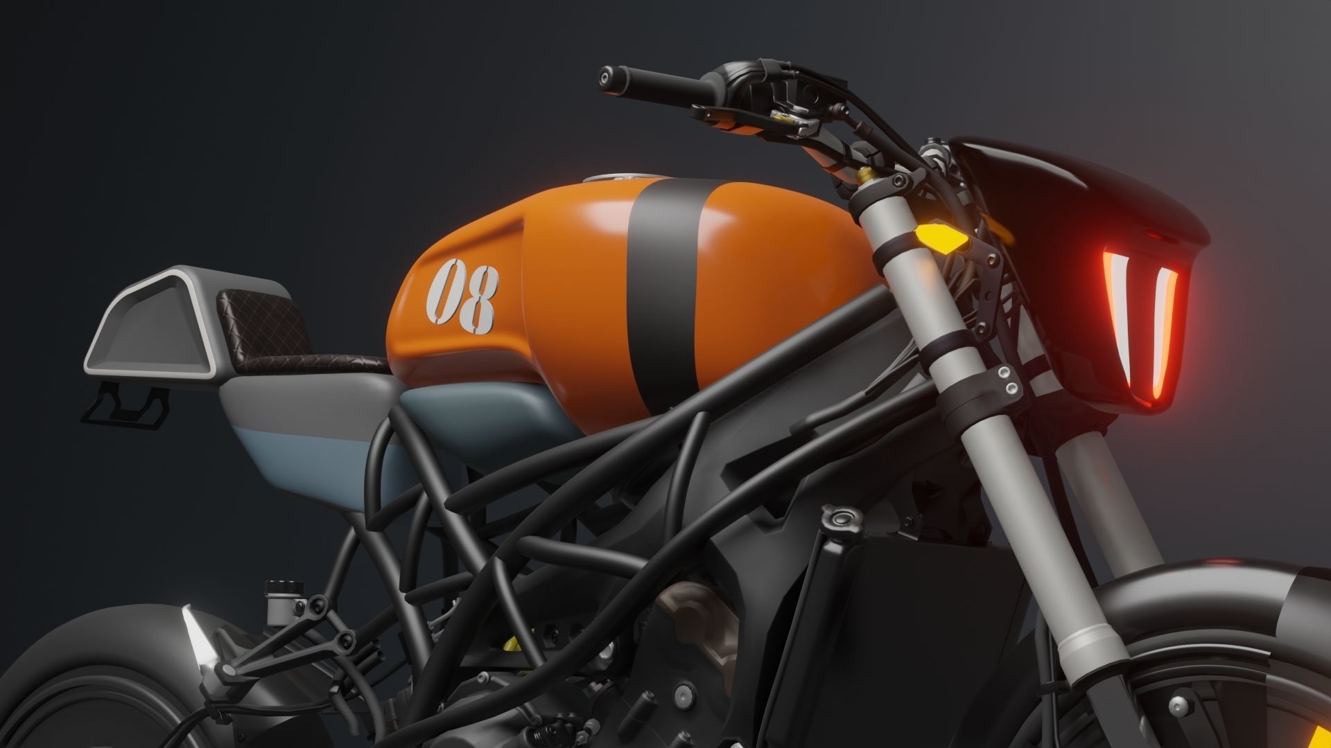 Cafe Racer 3D model | CGTrader