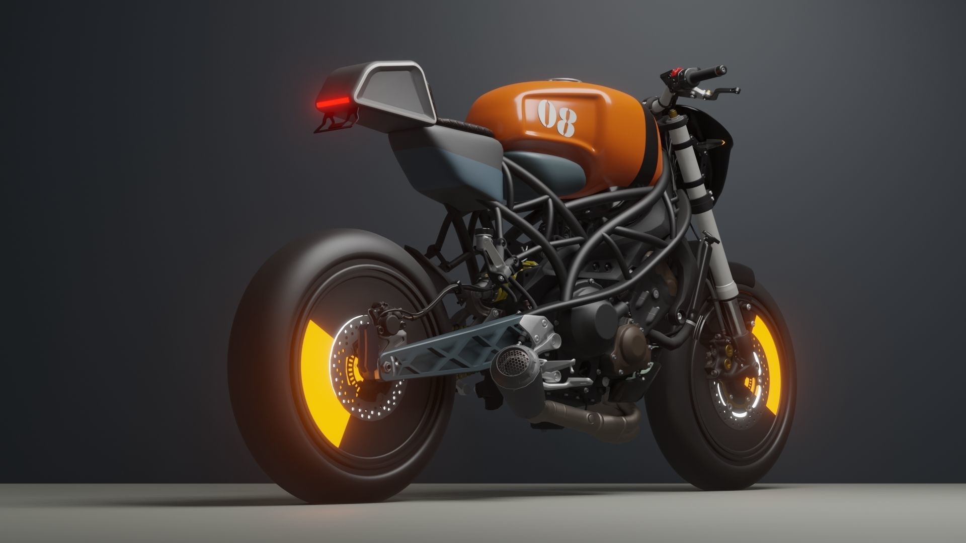 Cafe Racer 3D model | CGTrader