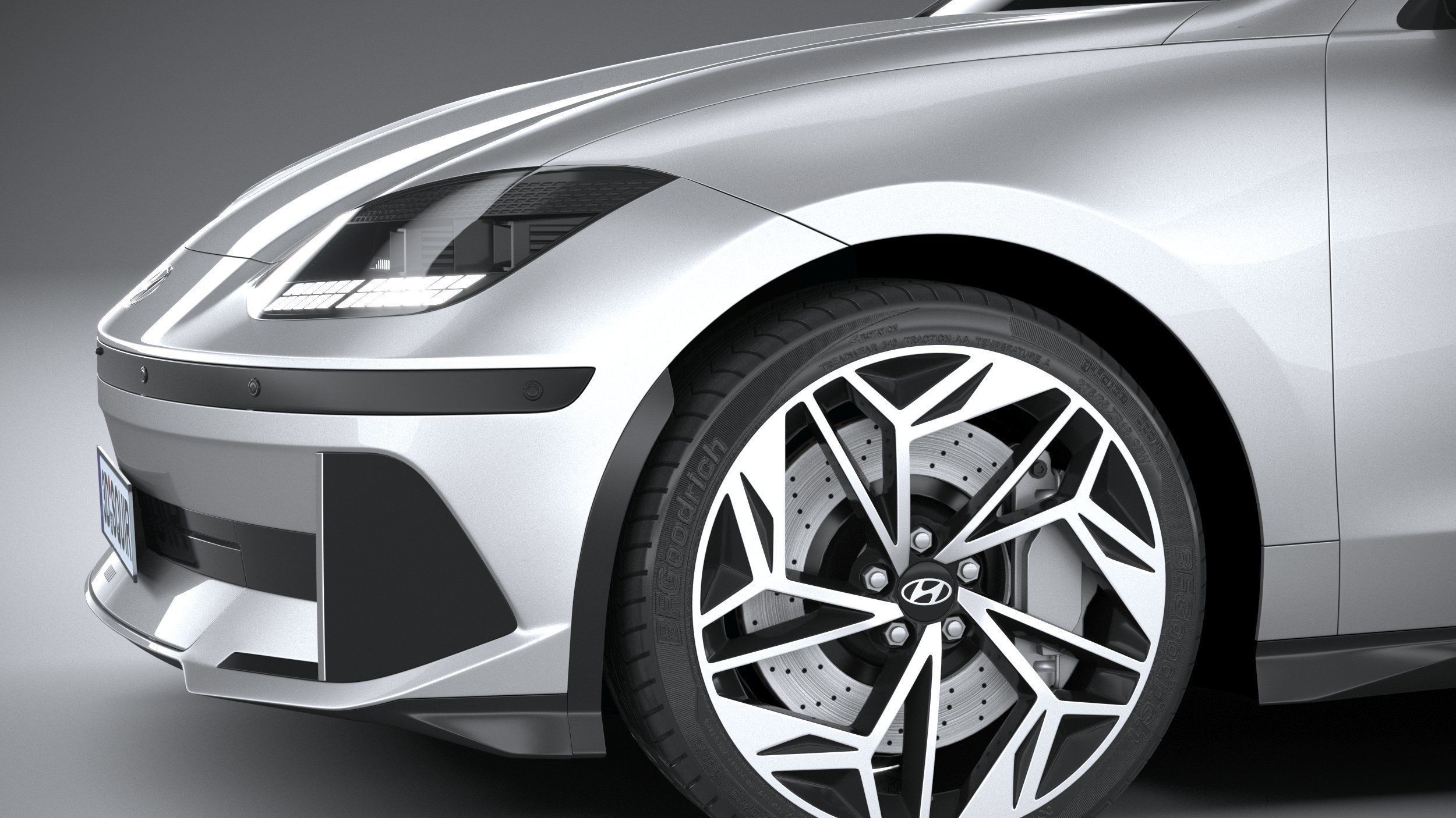 Hyundai Ionic 6 2023 3D model | CGTrader