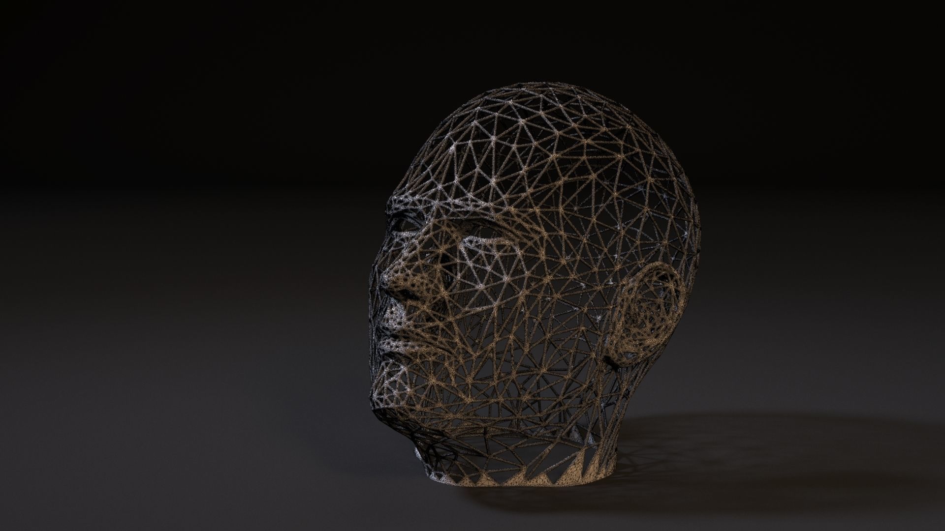 Head voronoi 3D model 3D printable | CGTrader