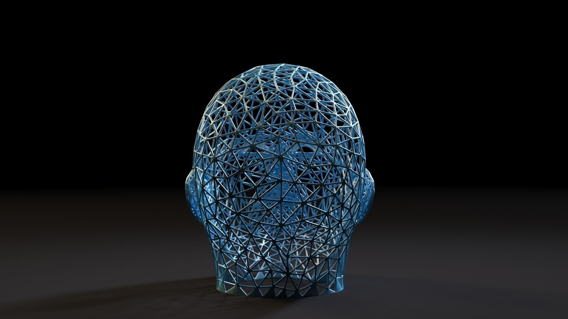 Head voronoi 3D model 3D printable | CGTrader