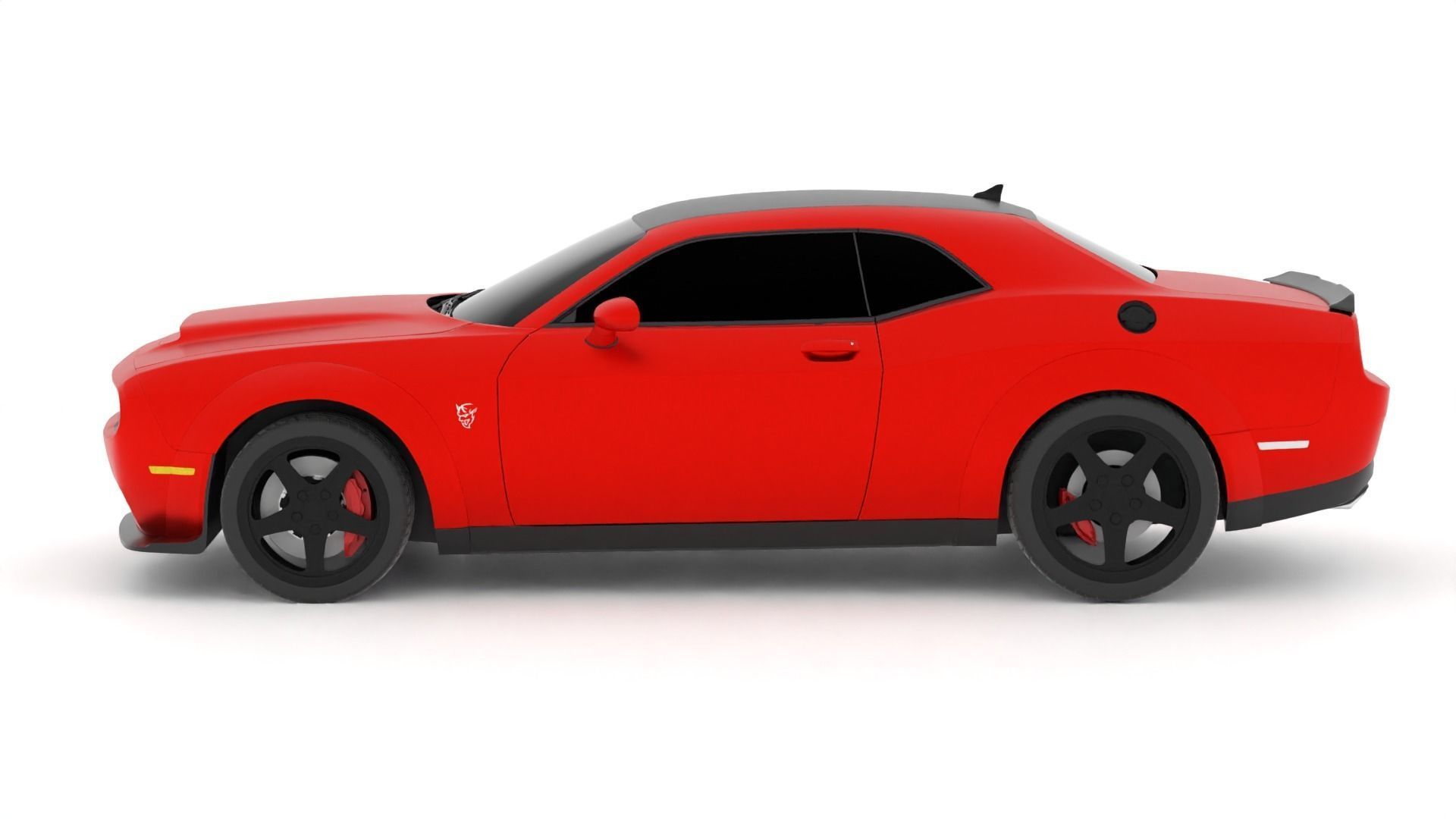 Dodge Demon Challenger 3D model | CGTrader