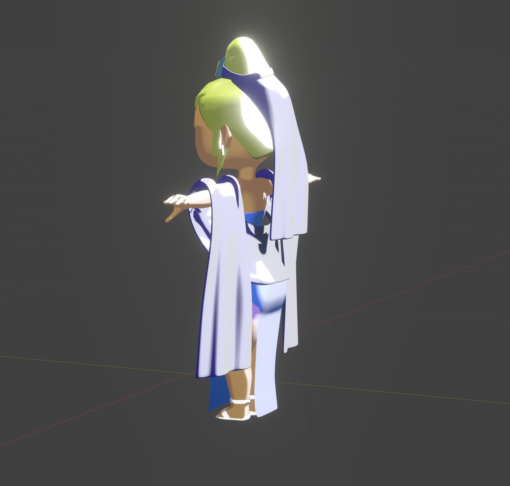 3D model Queen Tetra Zelda VR / AR / low-poly | CGTrader