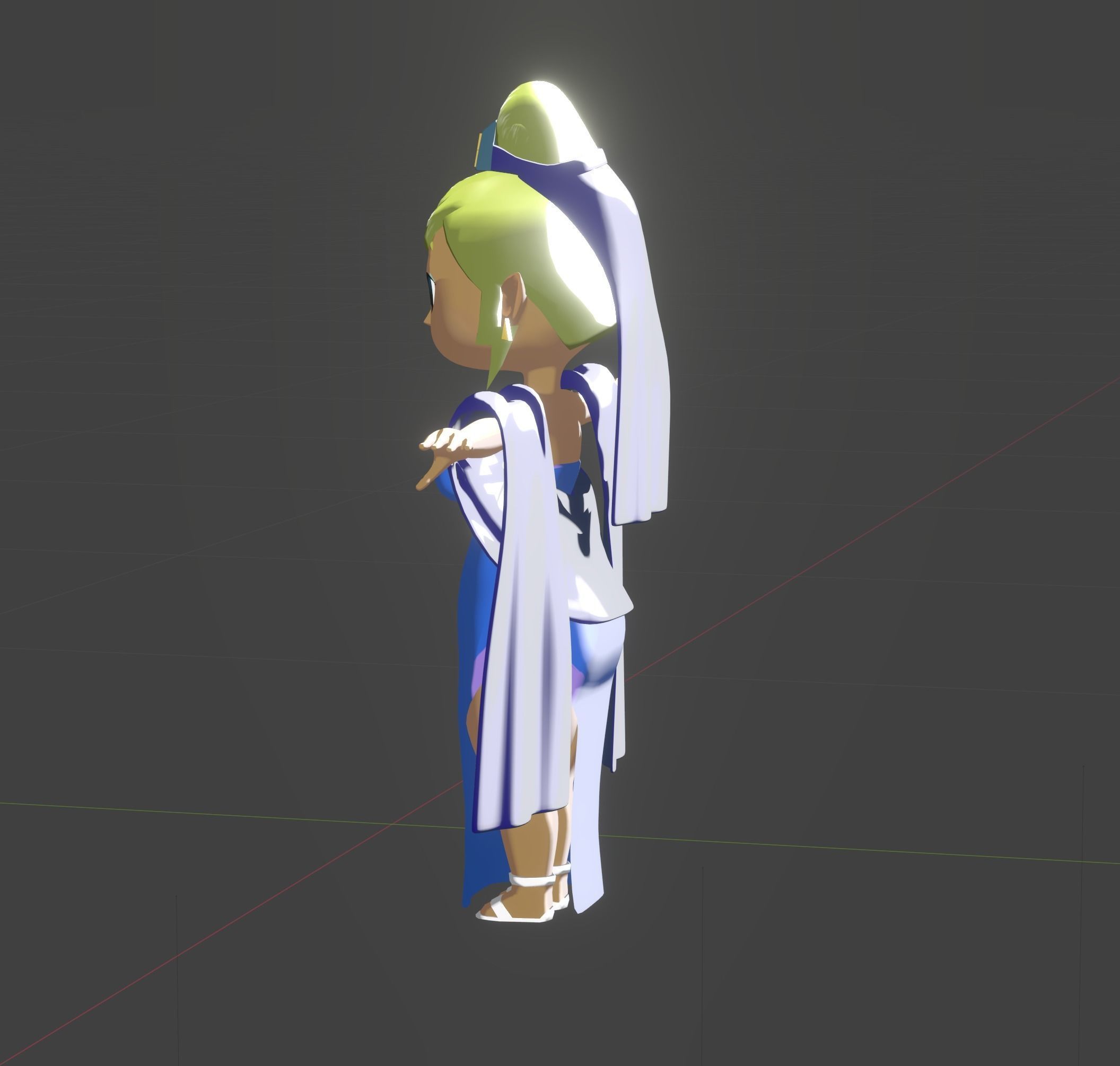 3D model Queen Tetra Zelda VR / AR / low-poly | CGTrader