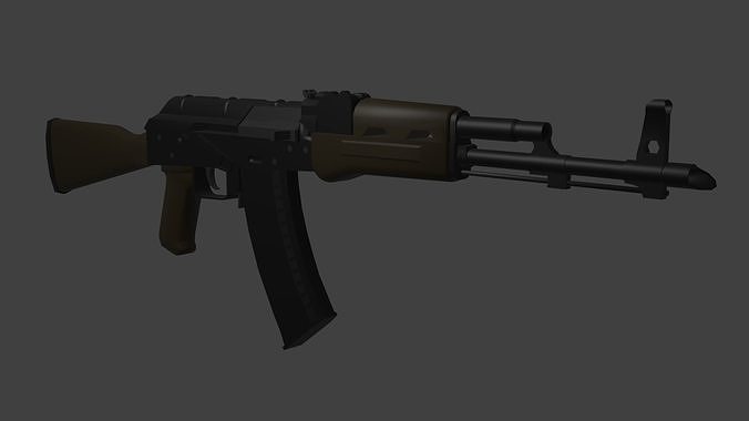AK-74M rifle 3D model | CGTrader