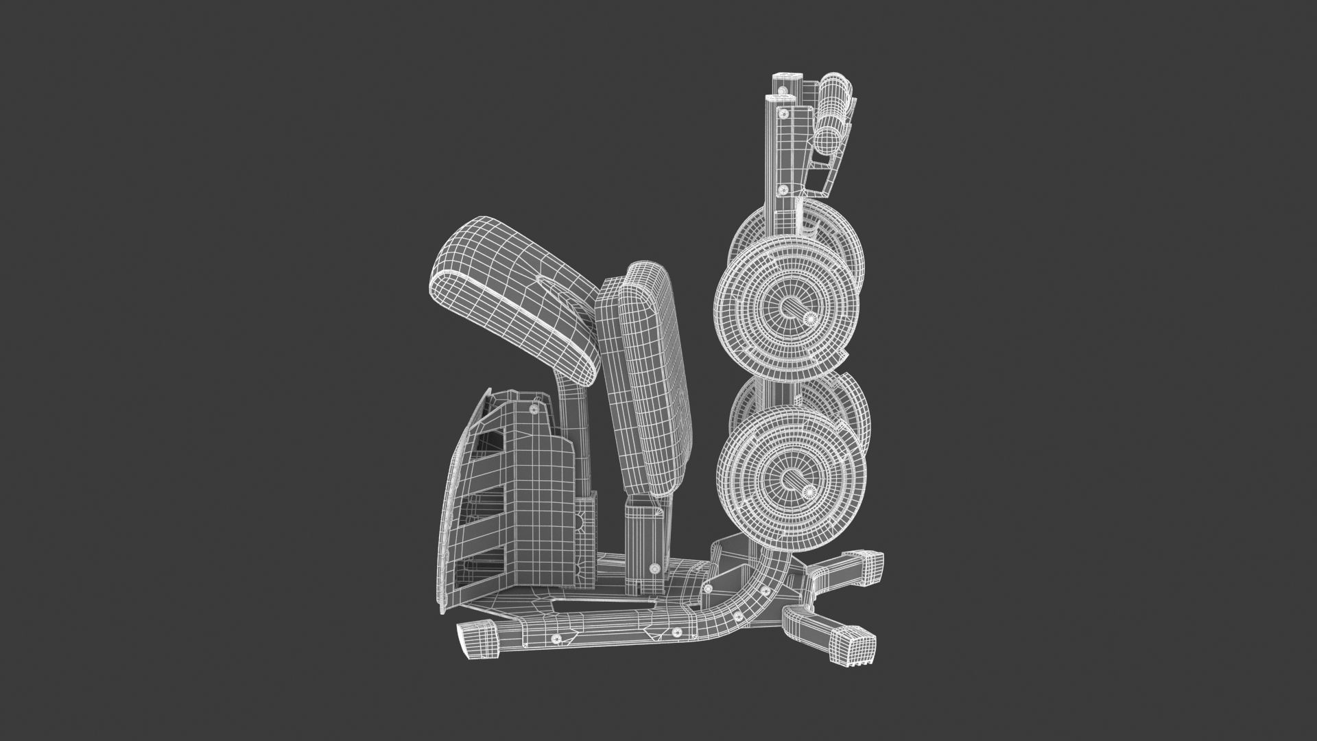 Bowflex Revolution Accessory Rack 3D model | CGTrader
