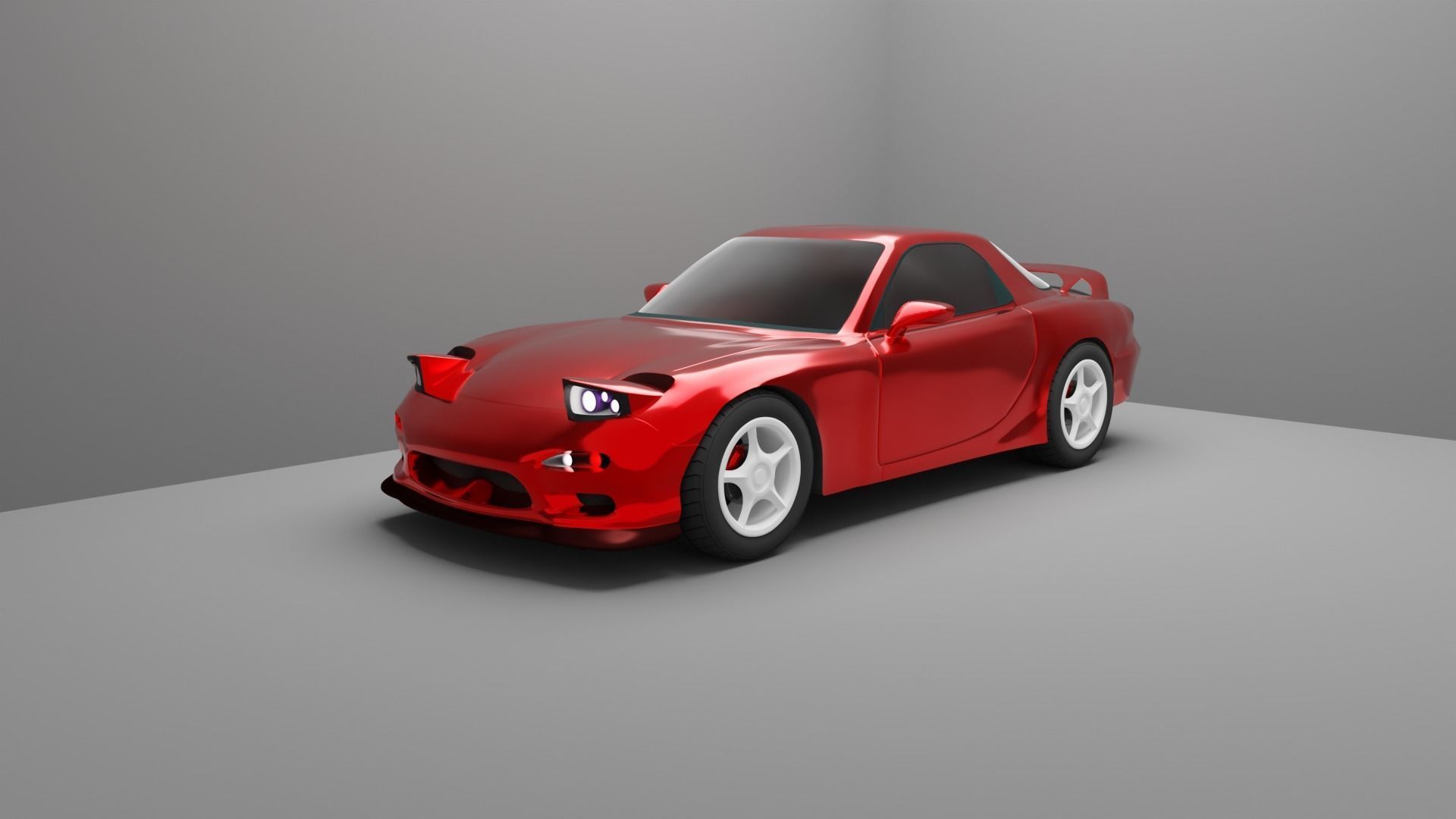 Mazda RX7 free 3D model | CGTrader