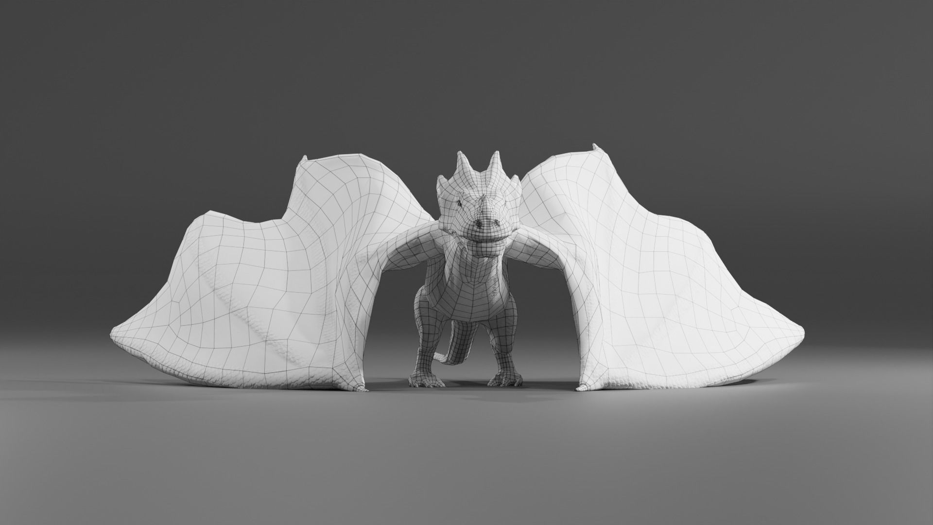 3D model Fantasy Fire Dragons VR / AR / low-poly | CGTrader