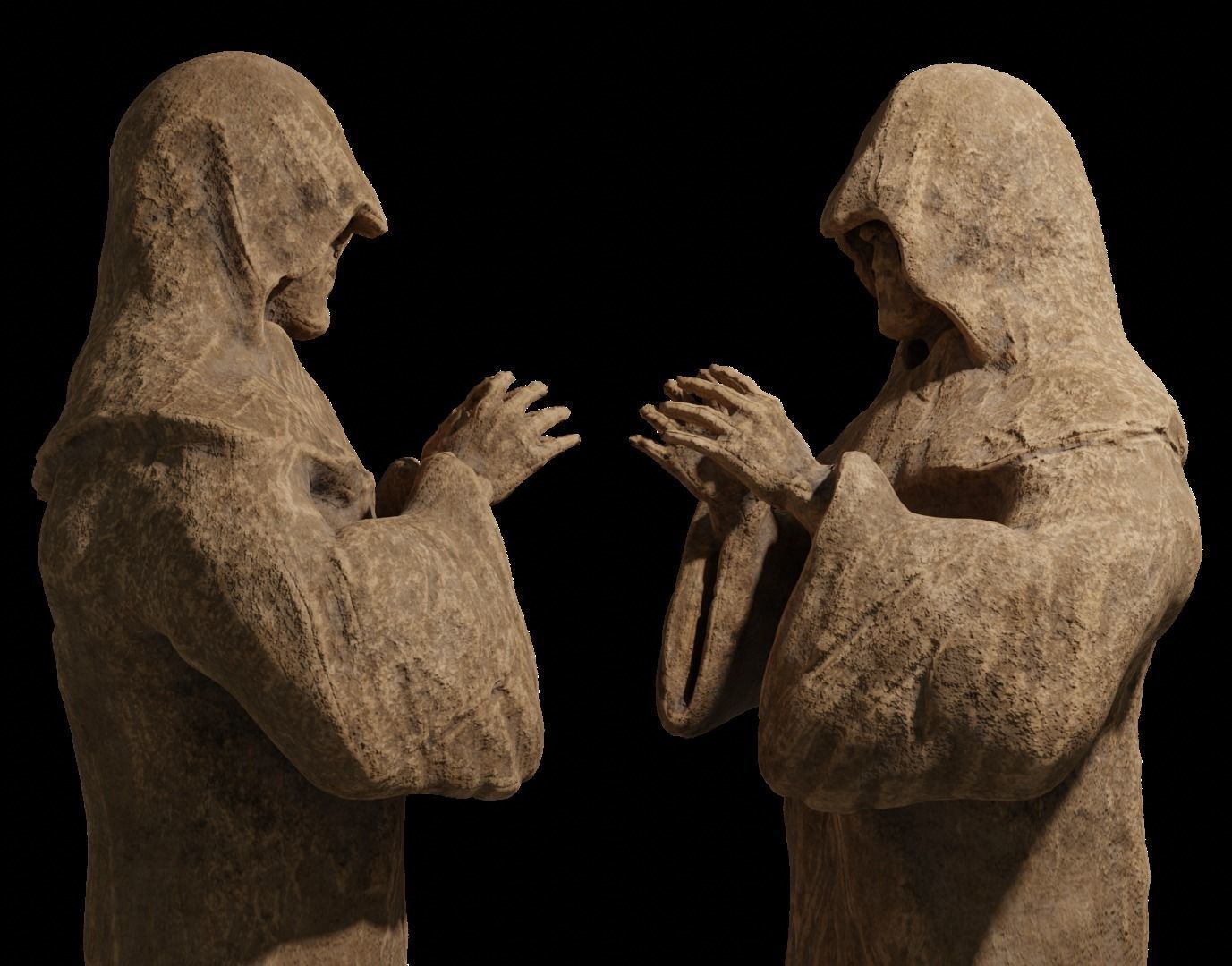 3D model statue game VR / AR / low-poly | CGTrader