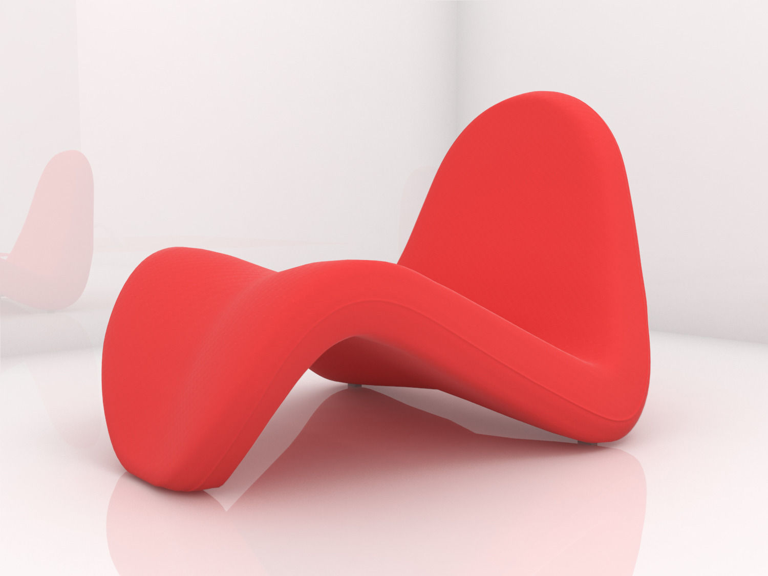 Tongue chair free 3D model | CGTrader