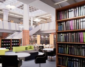 Library 3D Models | CGTrader