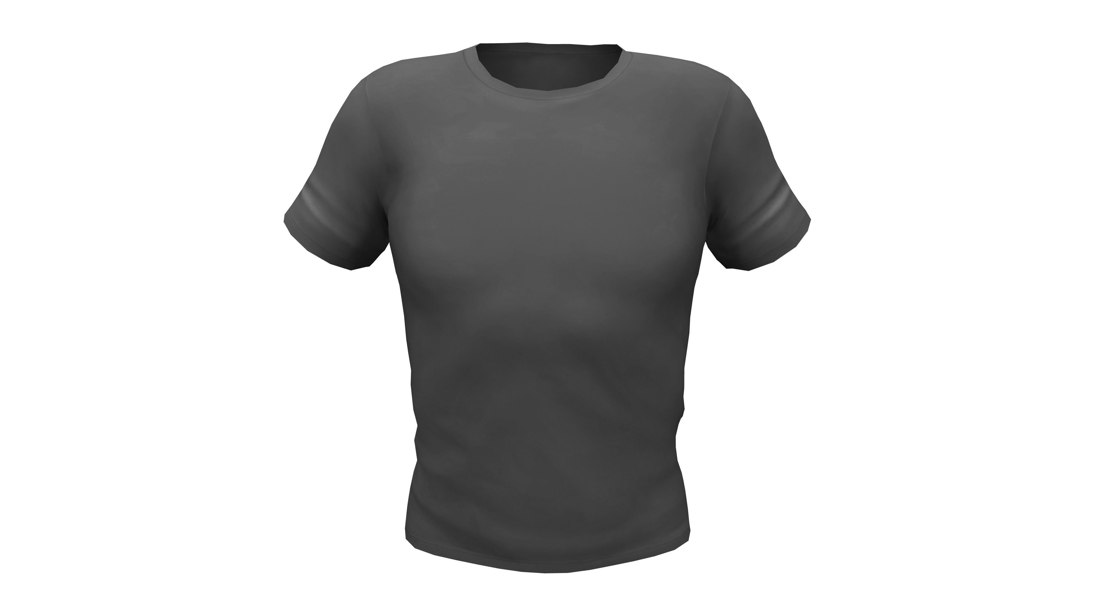 3D model Mens Casual T-shirt VR / AR / low-poly | CGTrader