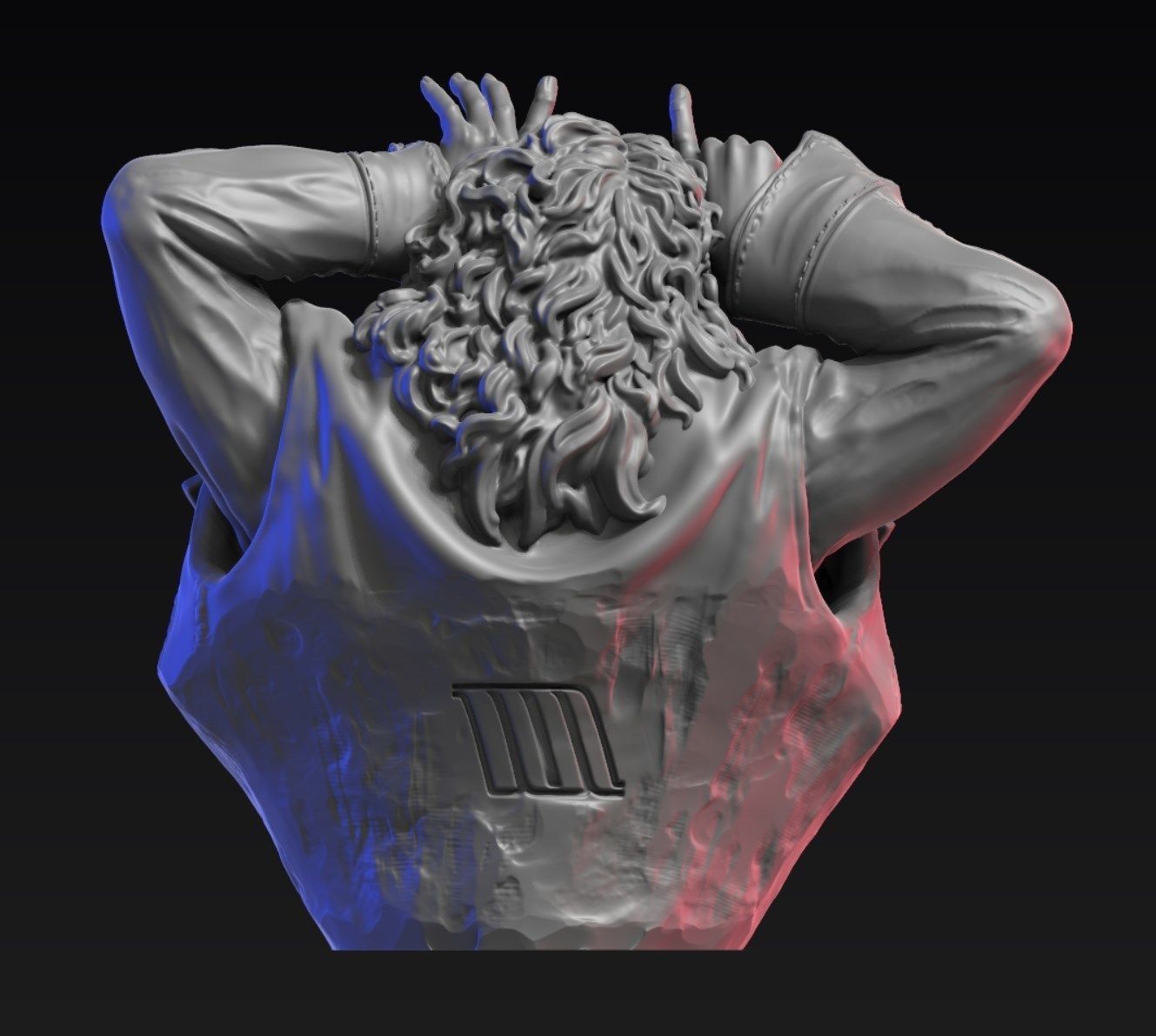 Stranger Things Eddie Munson Fanart bust 3D model 3D printable | CGTrader