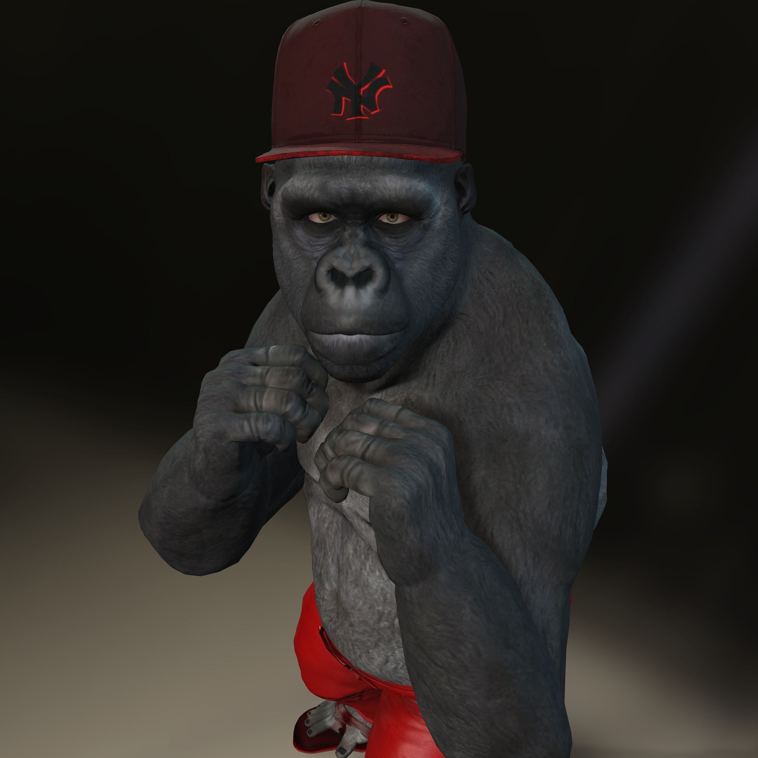 3D model Caesar Ape Gorilla Fantasy Realistic 3D Ready Blender Iclone ...