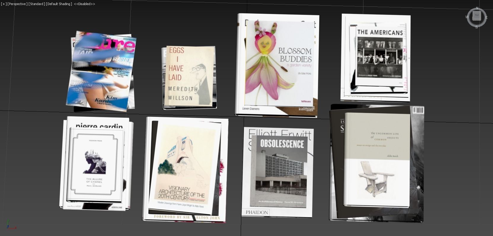 Book Stack Set 3D model | CGTrader