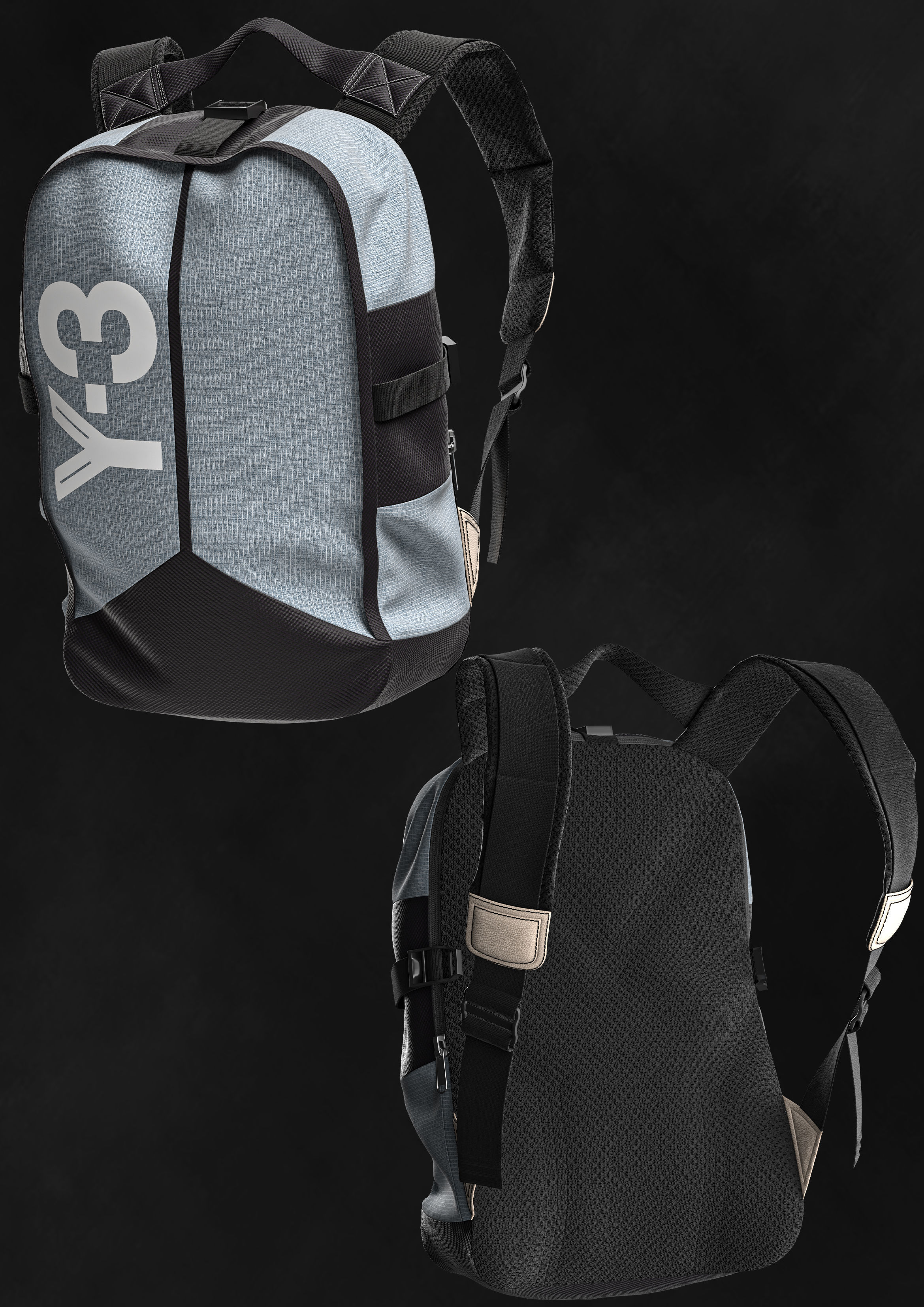 Backpacks 3D model | CGTrader