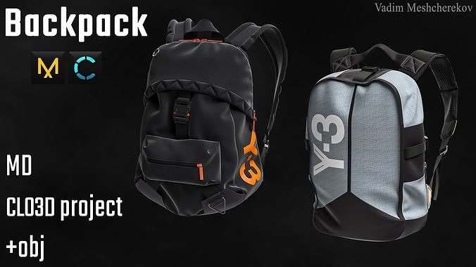 Backpacks 3D model | CGTrader