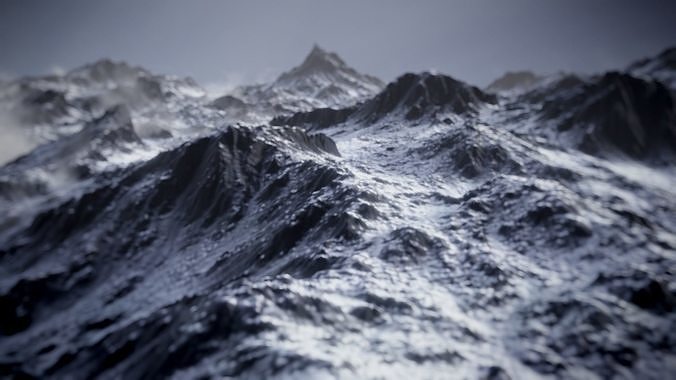 3D model Icelandic mountains VR / AR / low-poly | CGTrader