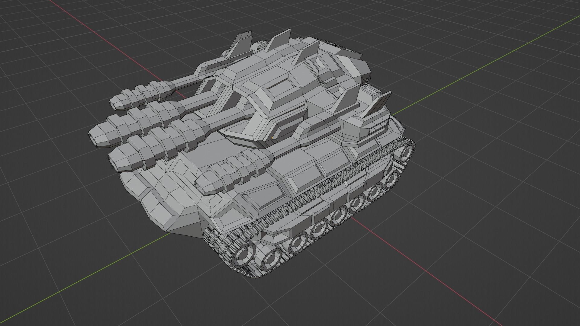 3D model Cybertank Mk1 VR / AR / low-poly | CGTrader