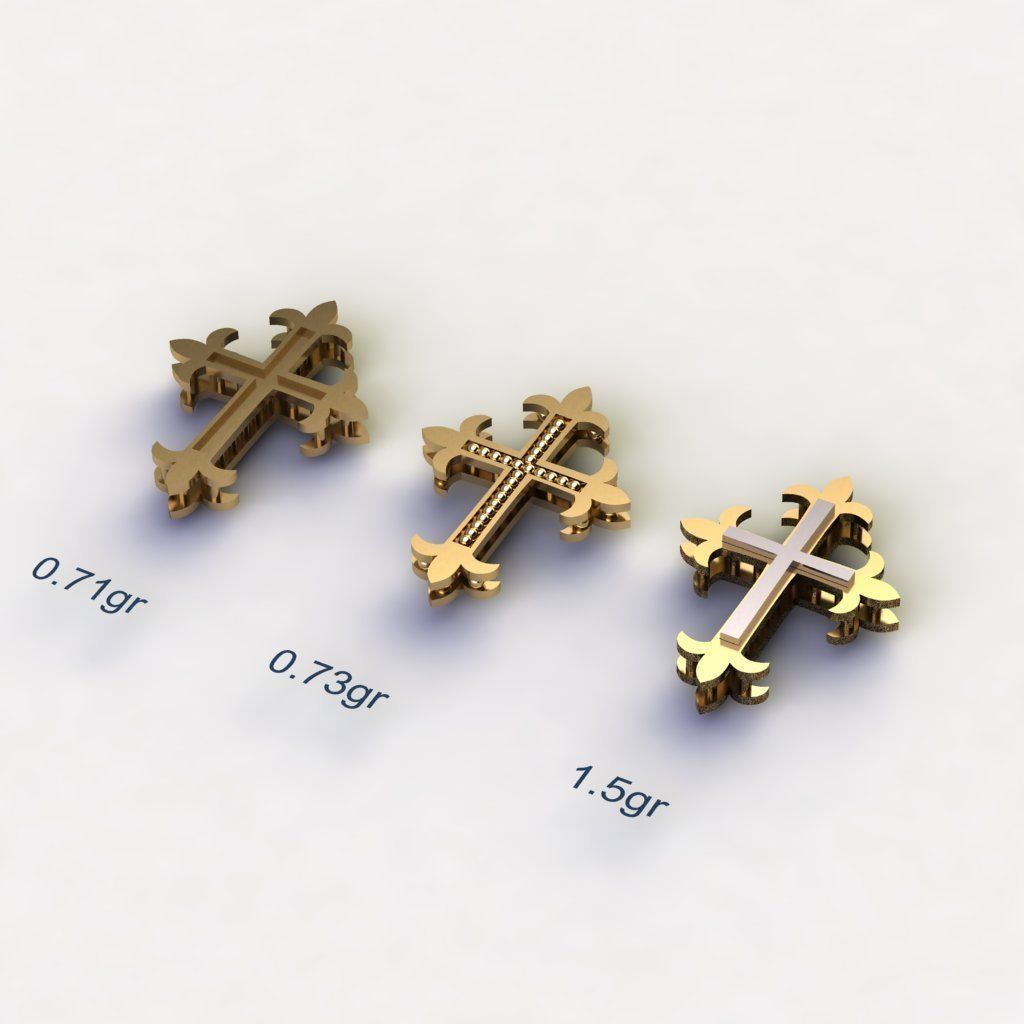 23 models of cross pendants 3D model | CGTrader