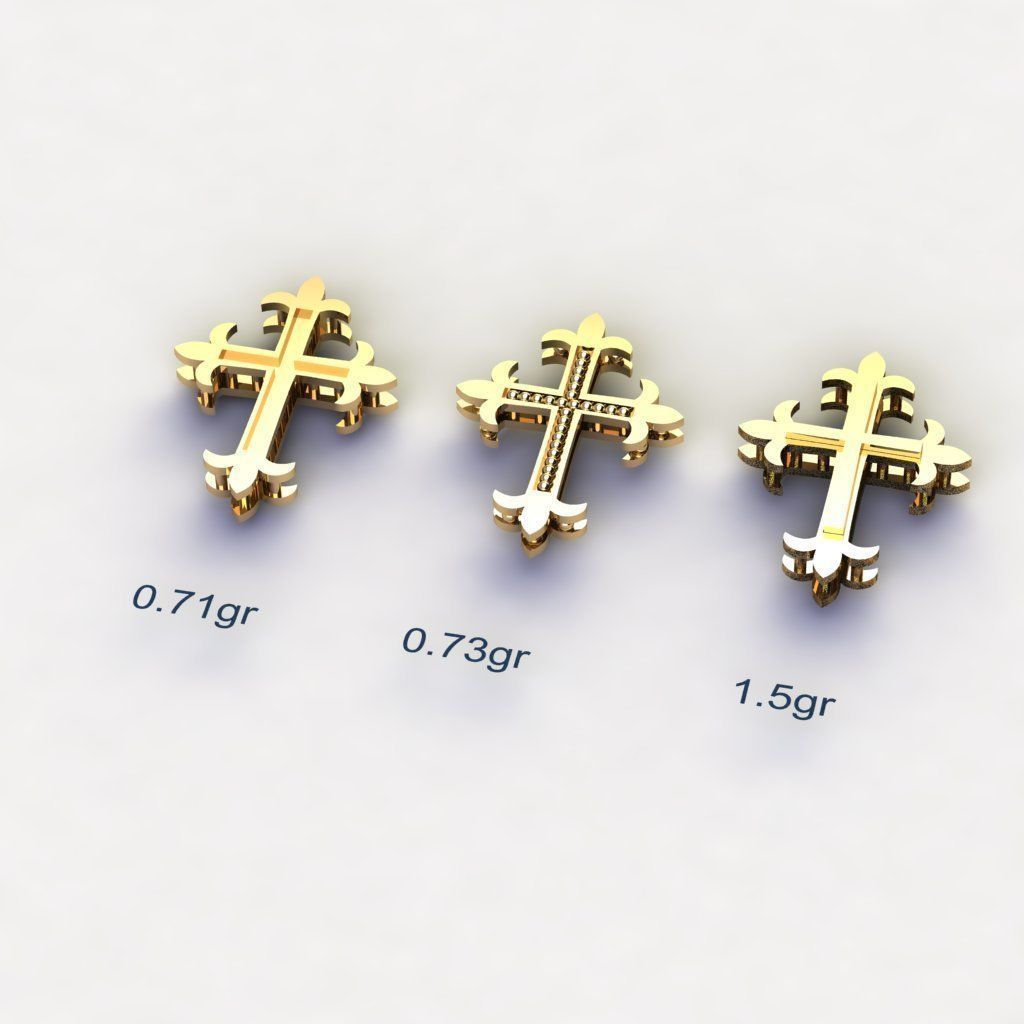 23 models of cross pendants 3D model | CGTrader