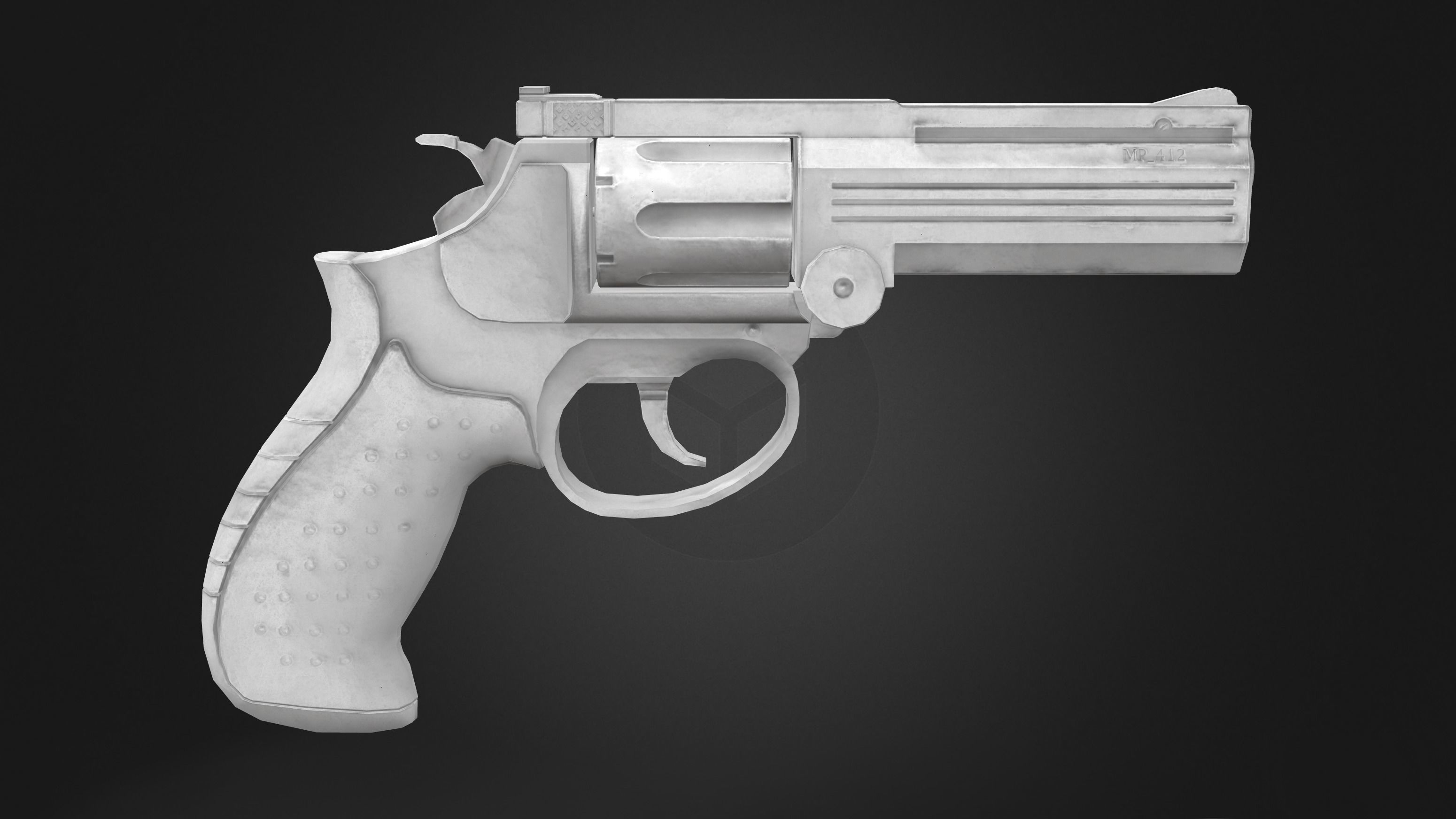 3D model MP-412 Rex Revolver Gun VR / AR / low-poly | CGTrader