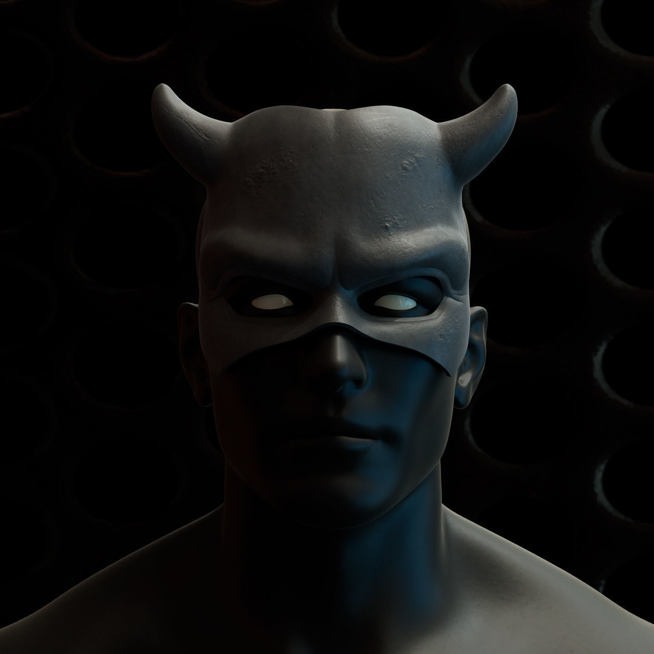 THE BLACK PHONE MASK-SMILE 3D model 3D printable | CGTrader