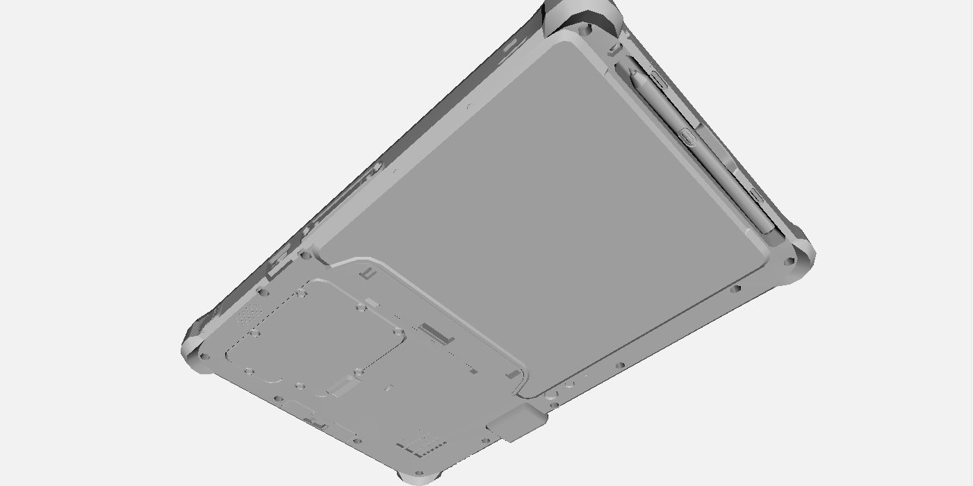 3D model Getac F110 G3 Fully Rugged Tablet VR / AR / low-poly | CGTrader