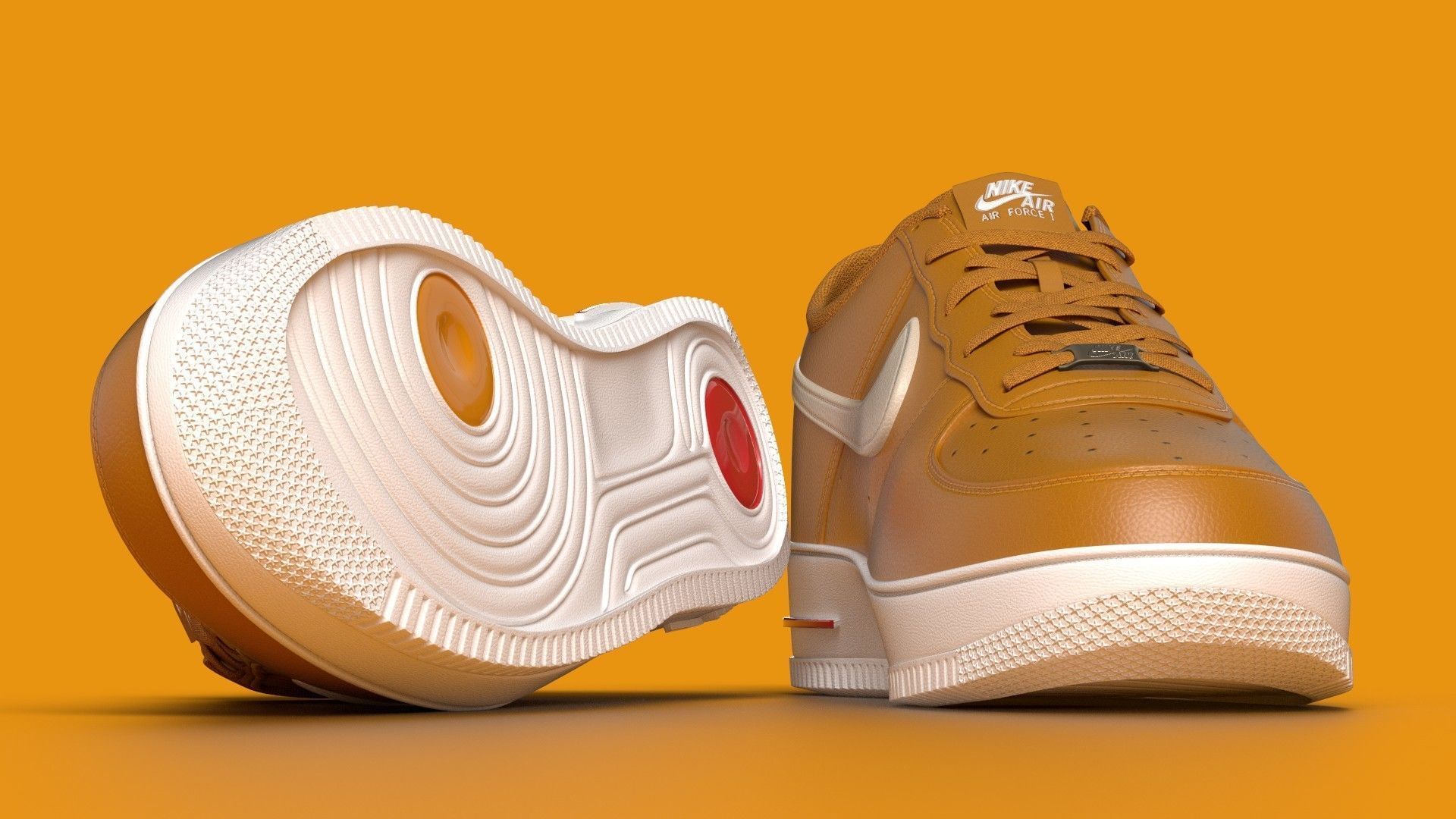 3D model Nike Air Force 1 with 5 pbr material and 2 type 3dmodel VR ...