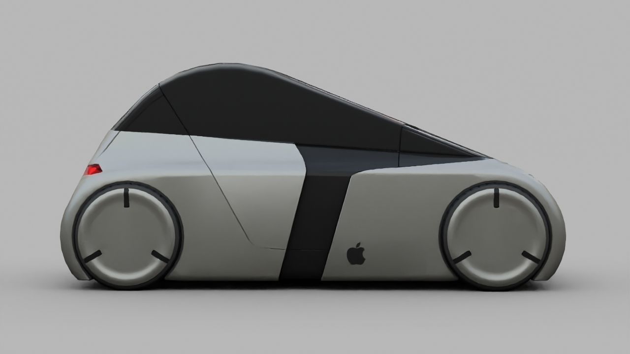 APPLE CONCEPT CAR G3 rigged 3D model rigged | CGTrader