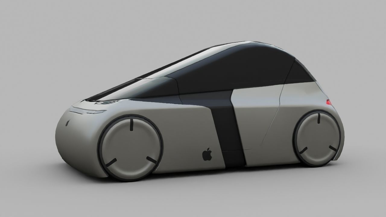 APPLE CONCEPT CAR G3 rigged 3D model rigged | CGTrader