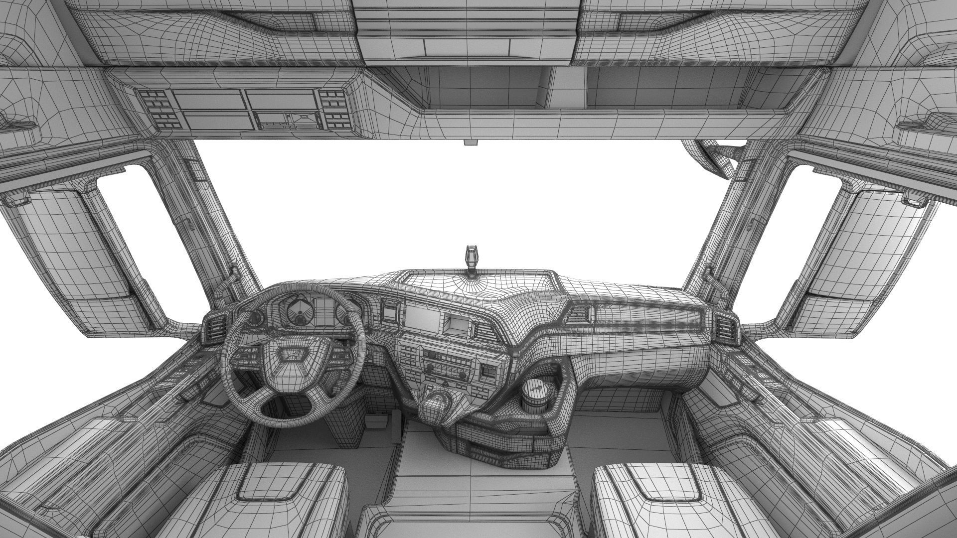 Man TGS 2020 with interior 3D model | CGTrader