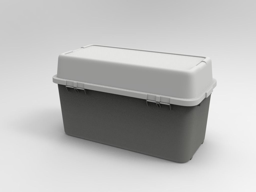 Storage Box 3D model | CGTrader