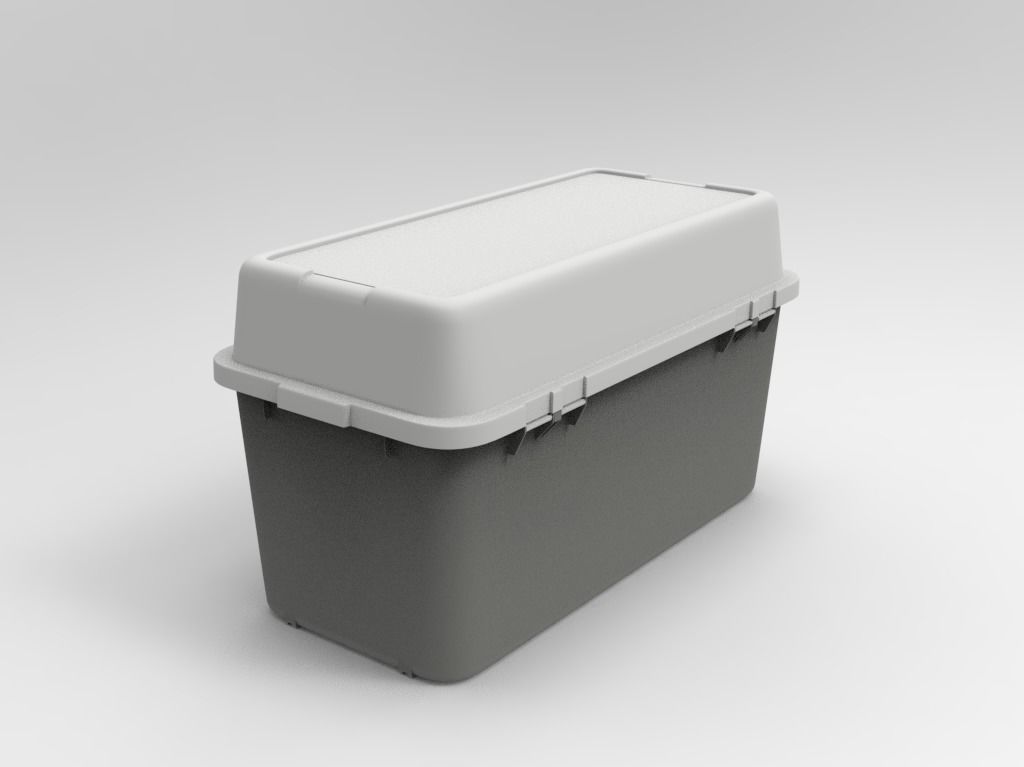 Storage Box 3D model | CGTrader