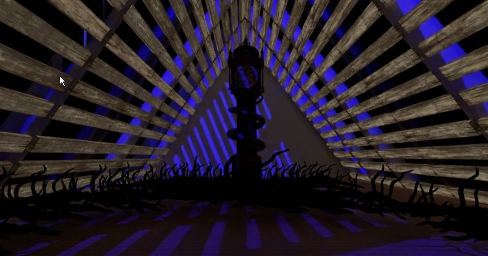 Stranger things attic with clock 3D model animated | CGTrader
