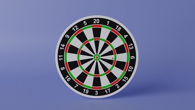 3D model Dart Board VR / AR / low-poly | CGTrader