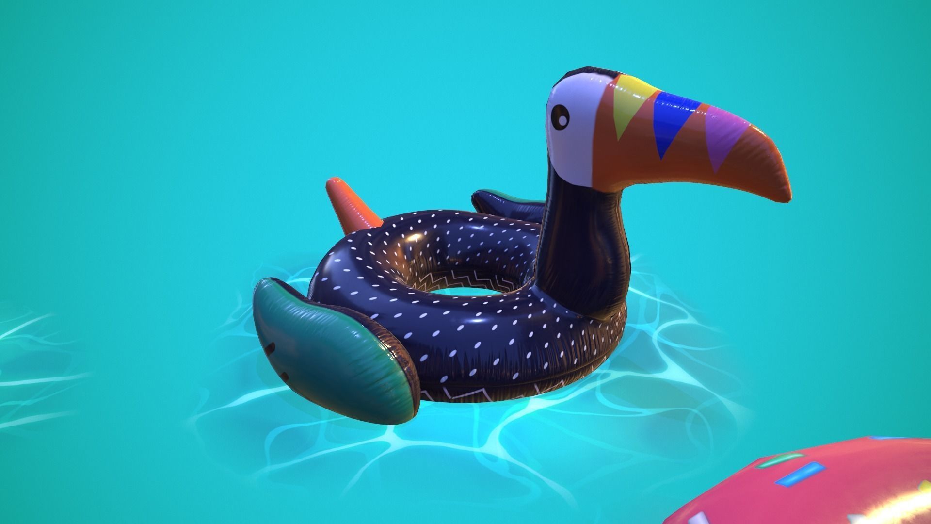 3D model Inflatable Pool Floats PACK III VR / AR / low-poly | CGTrader