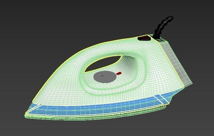 steam iron free VR / AR / low-poly 3D model | CGTrader