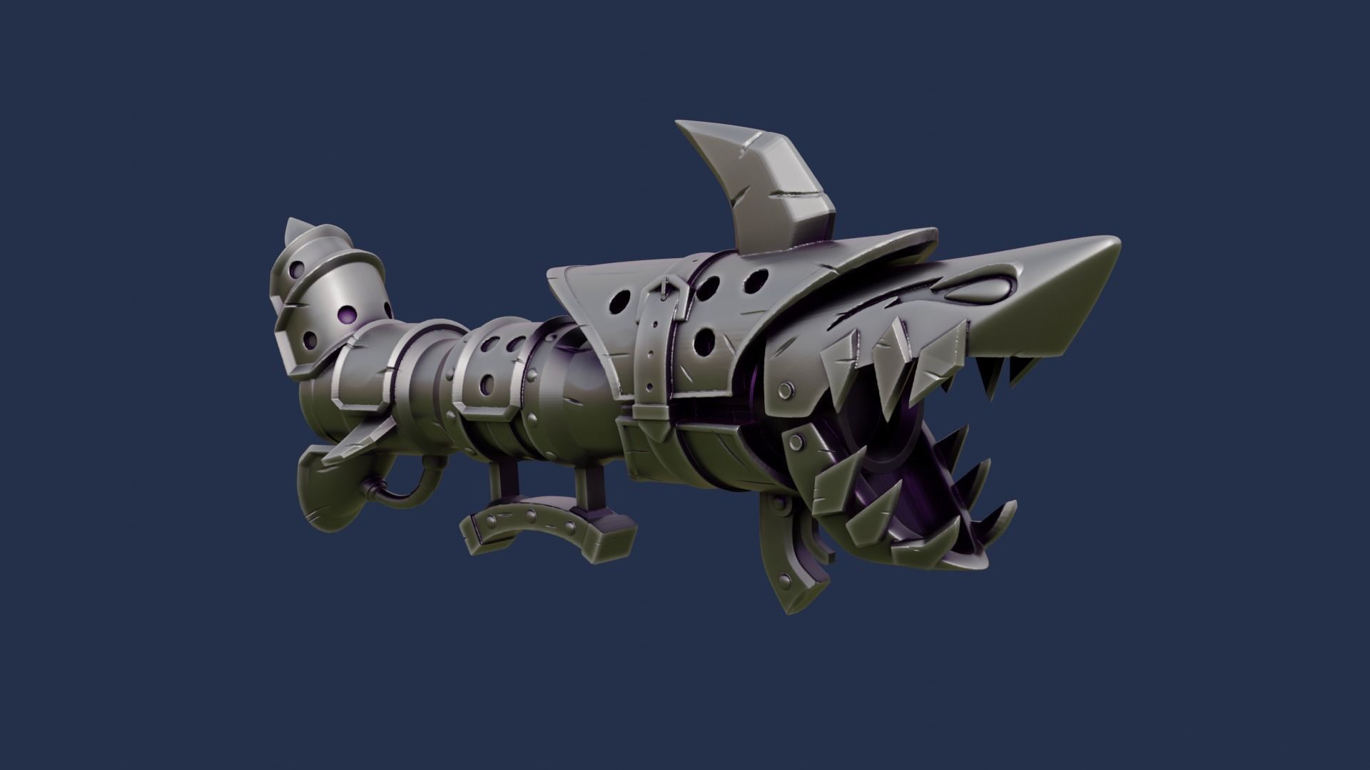 League of Legends - Jinx fishbones Printable Bazooka 3D model 3D ...