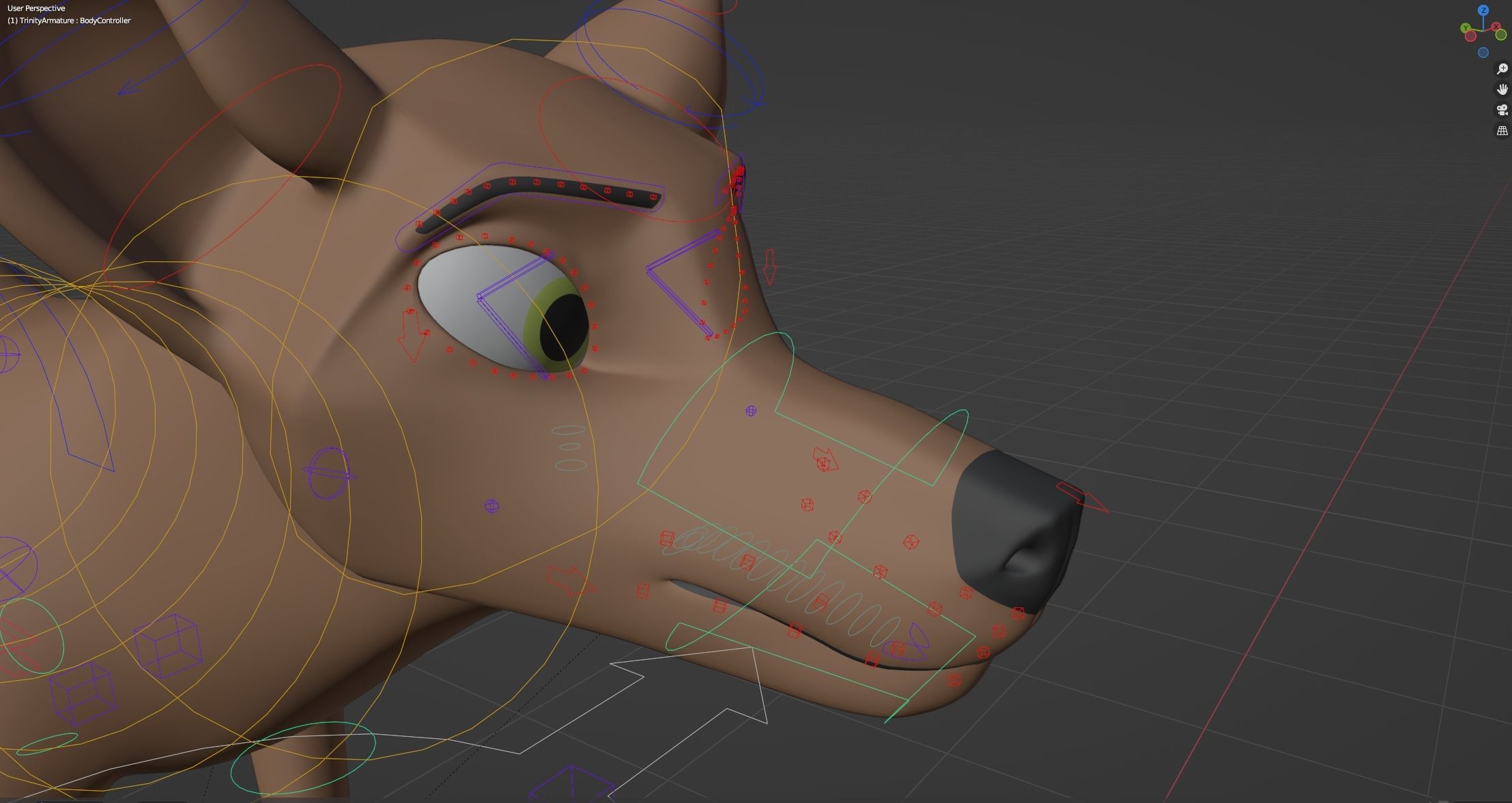 Trinity Wolf 3D model rigged | CGTrader