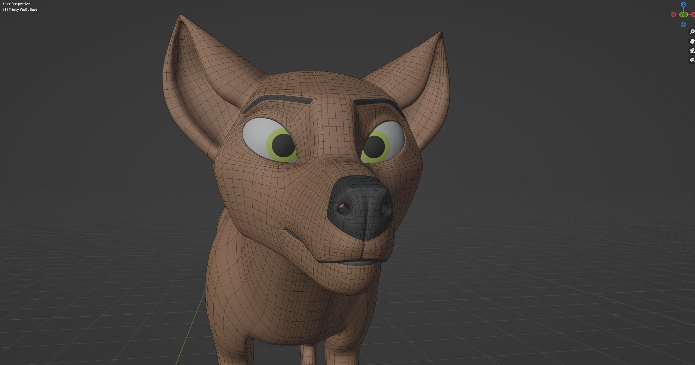 Trinity Wolf 3D model rigged | CGTrader