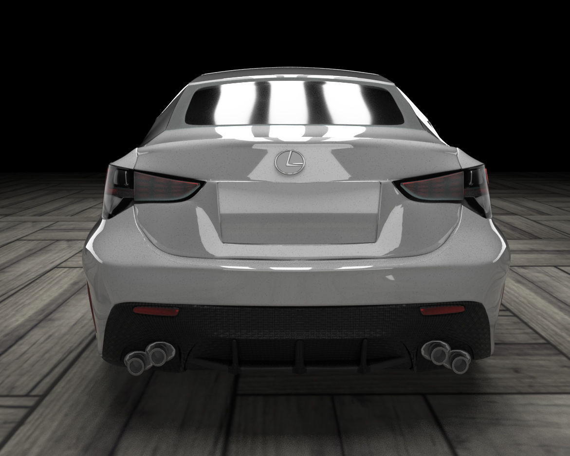 Lexus RCF 2019 3D model | CGTrader