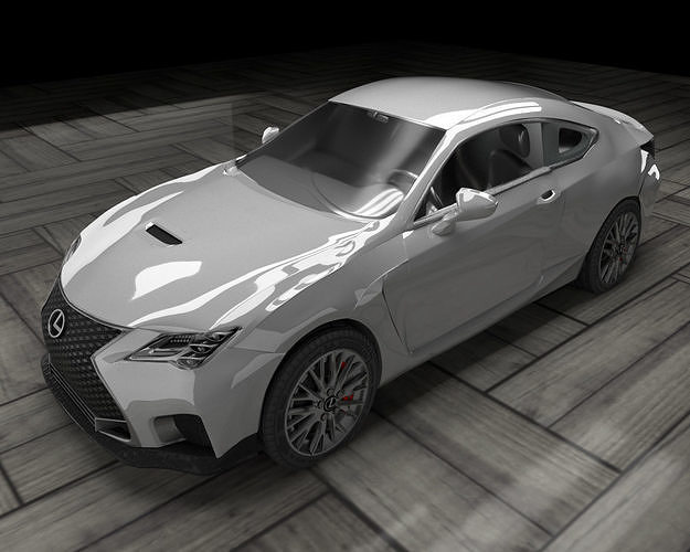 Lexus RCF 2019 3D model | CGTrader