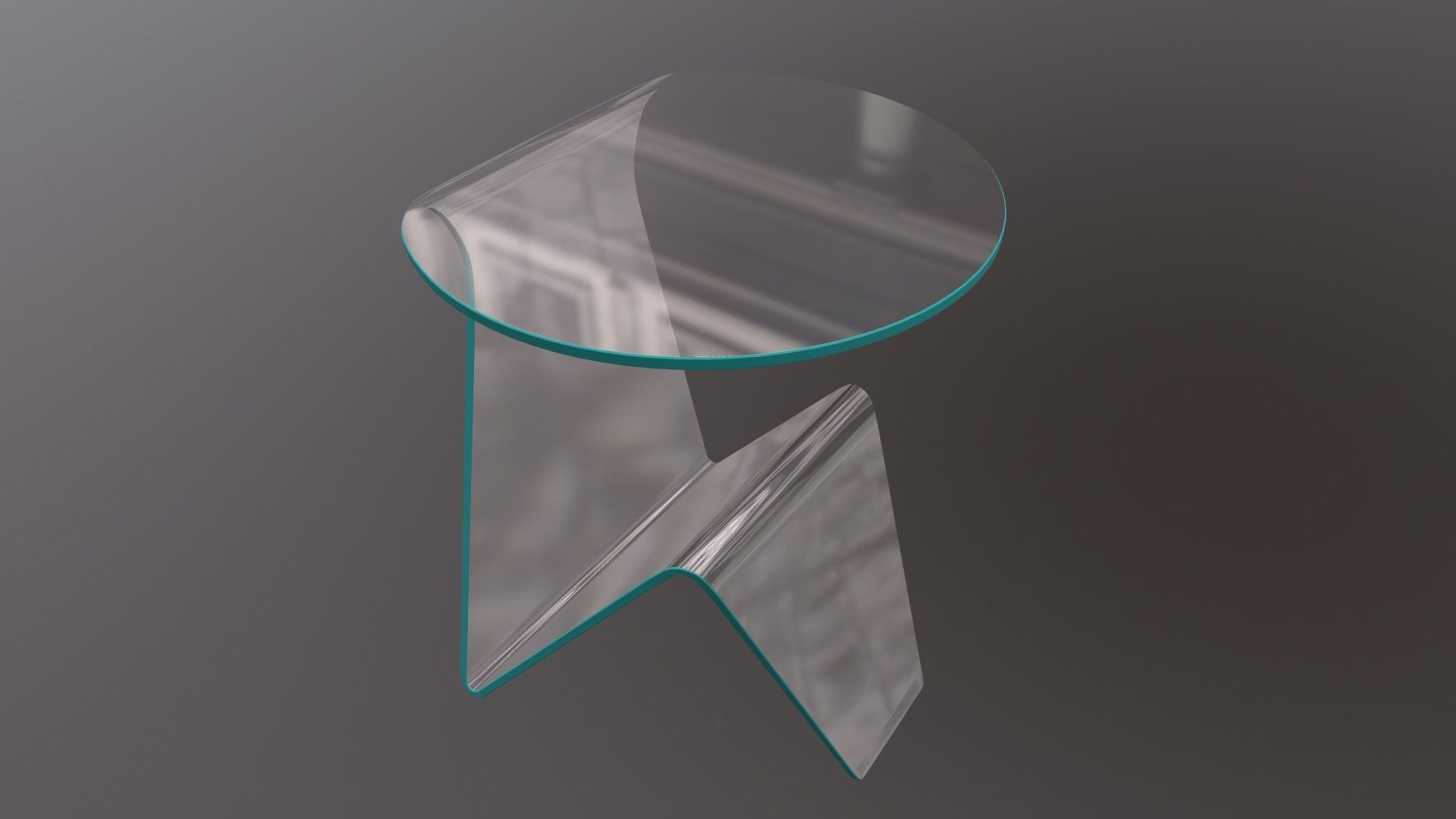 3D model Glass Table VR / AR / low-poly | CGTrader
