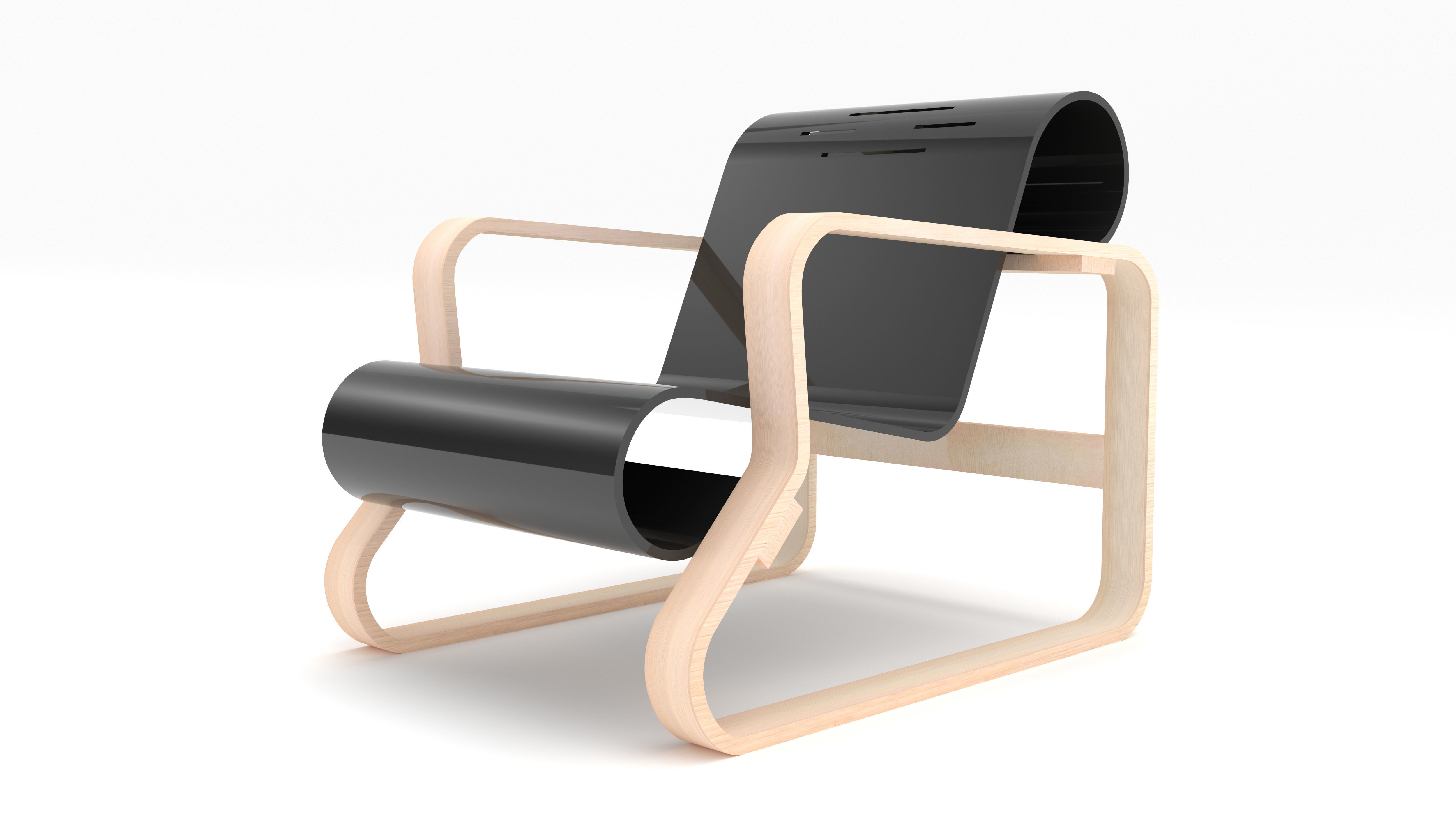 Paimio chair Alvar Aalto 3D model | CGTrader