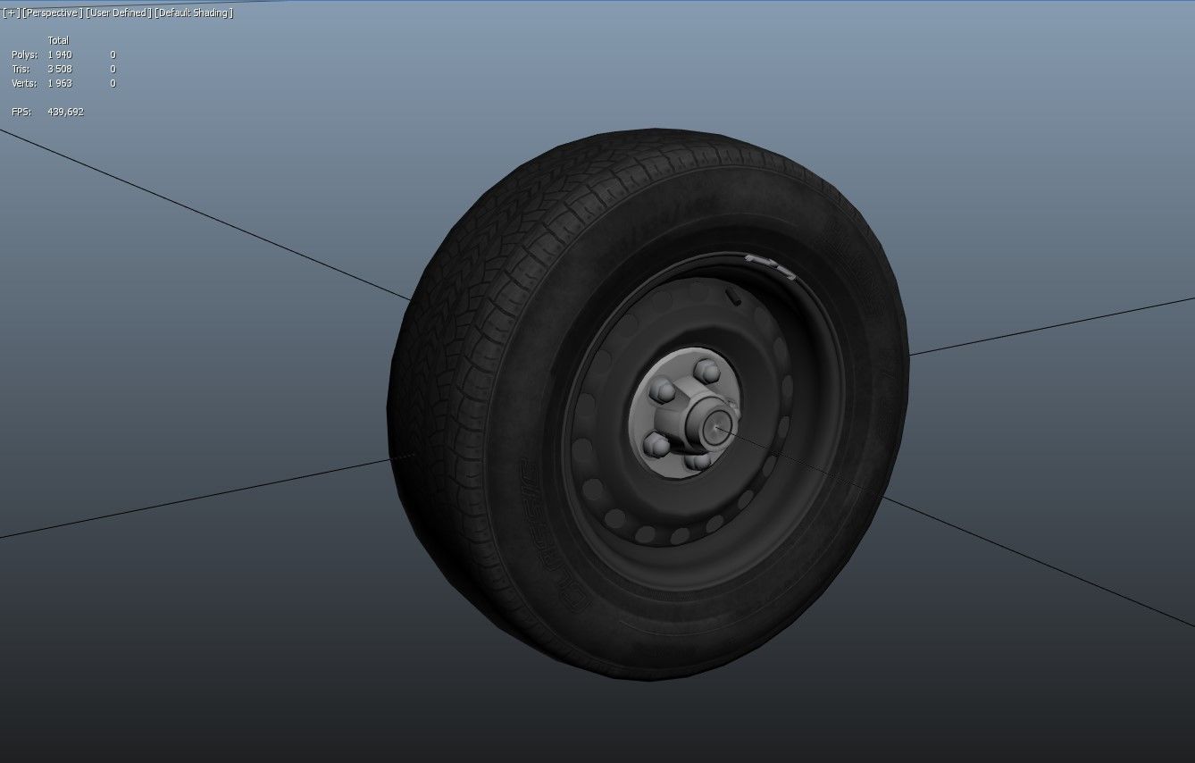 3D model Police steel wheel PBR VR / AR / low-poly | CGTrader