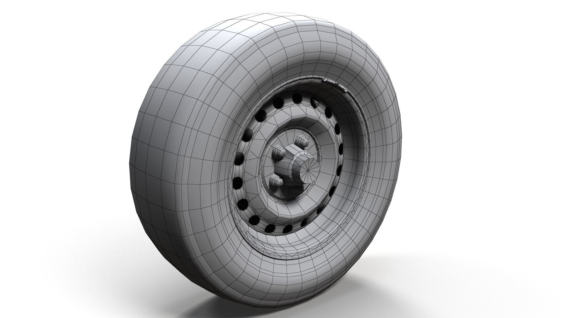 3D model Police steel wheel PBR VR / AR / low-poly | CGTrader
